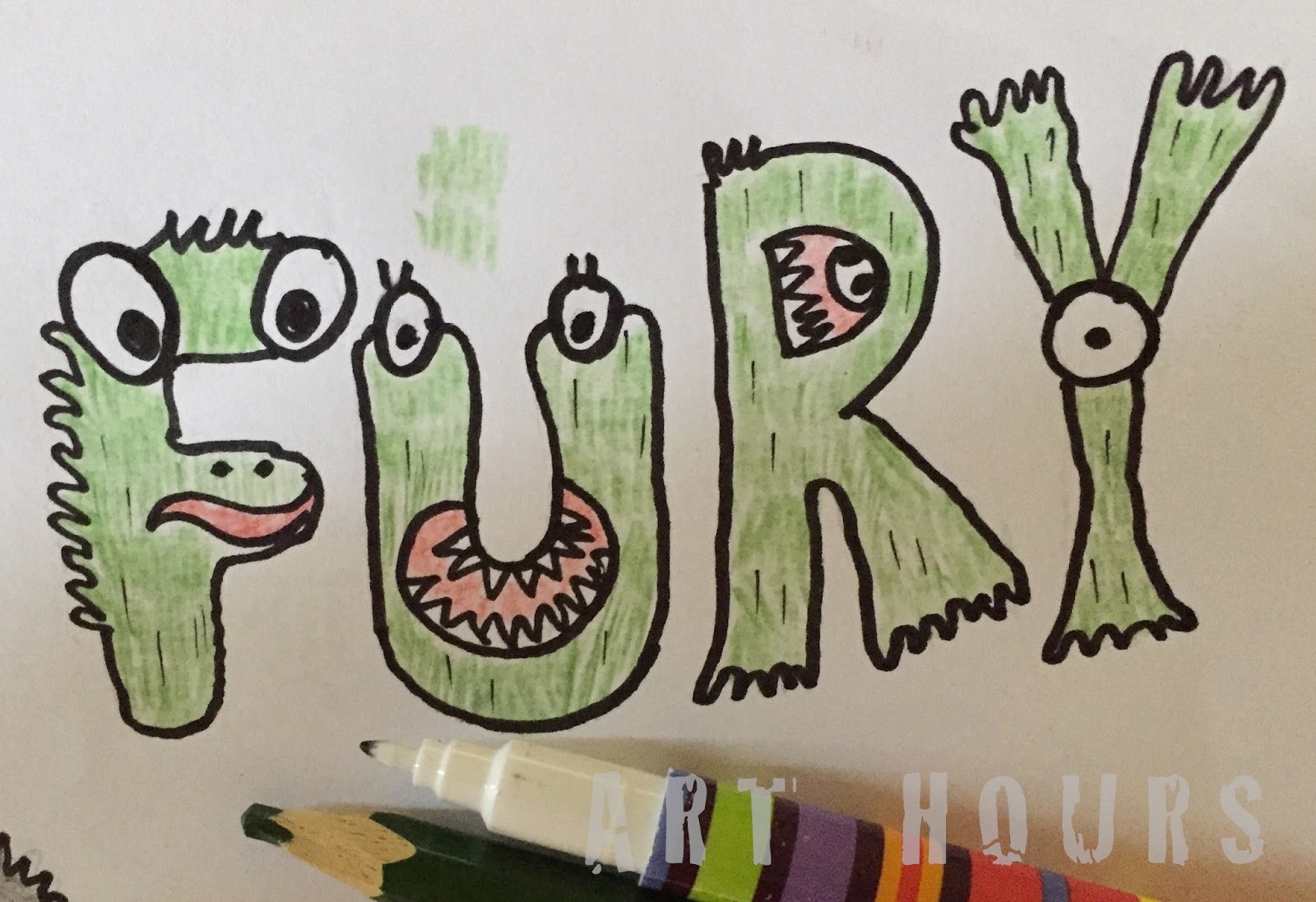 ArchGuide: Learn to Draw Monster Alphabets