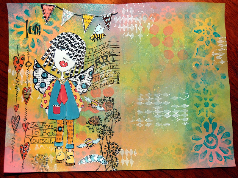 CREATIVITY IS CONTAGIOUS: SIMON SAYS CREATE A HANDMADE BACKGROUND