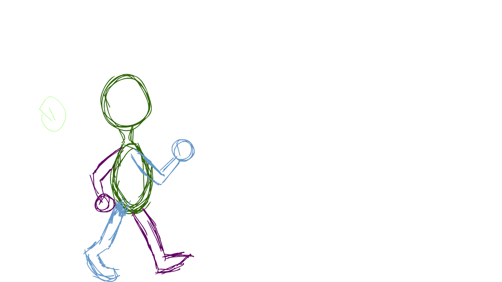 Degree 2D Animation : Walking cycle