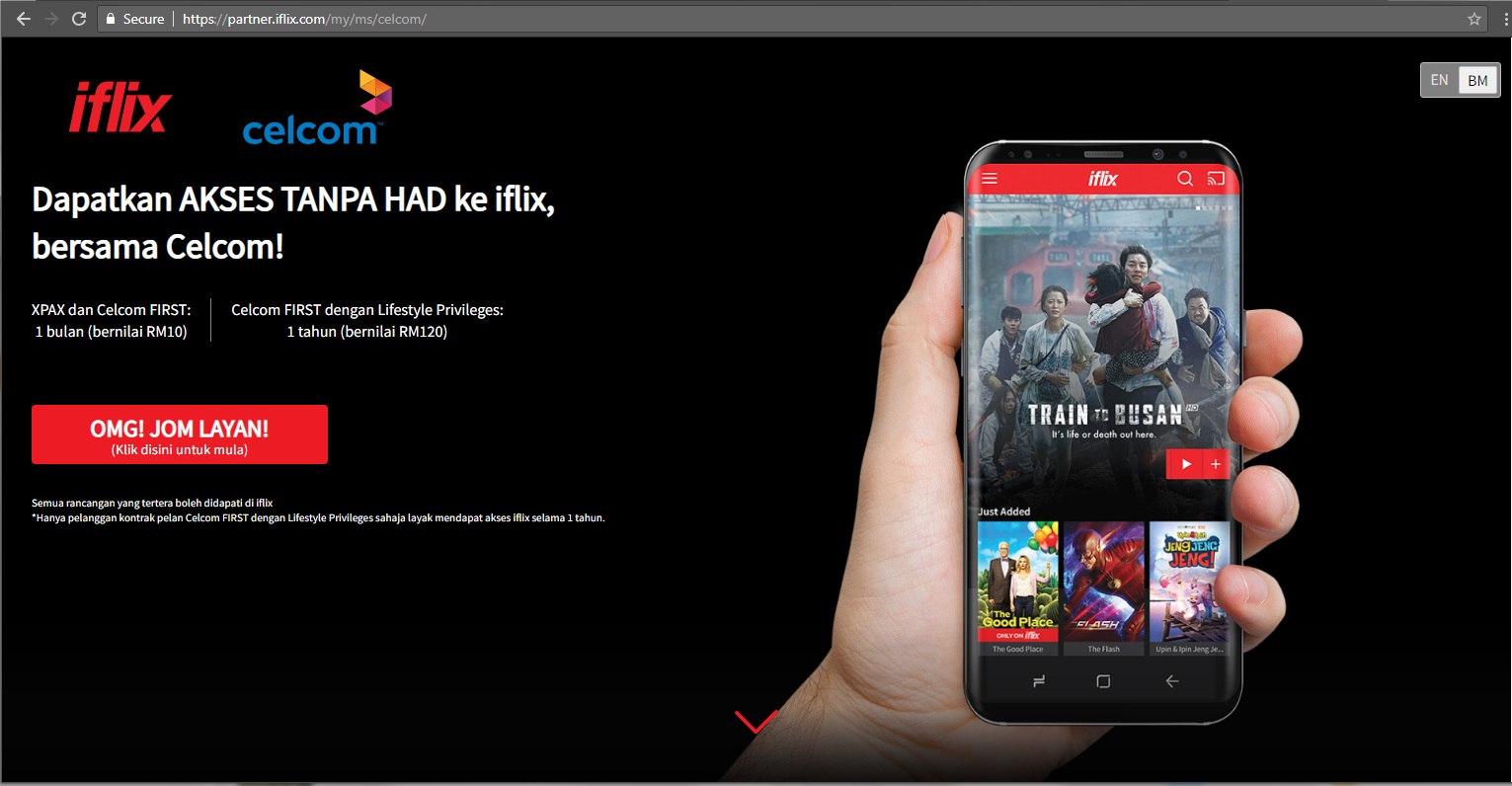 IFlix VIP dari Celcom