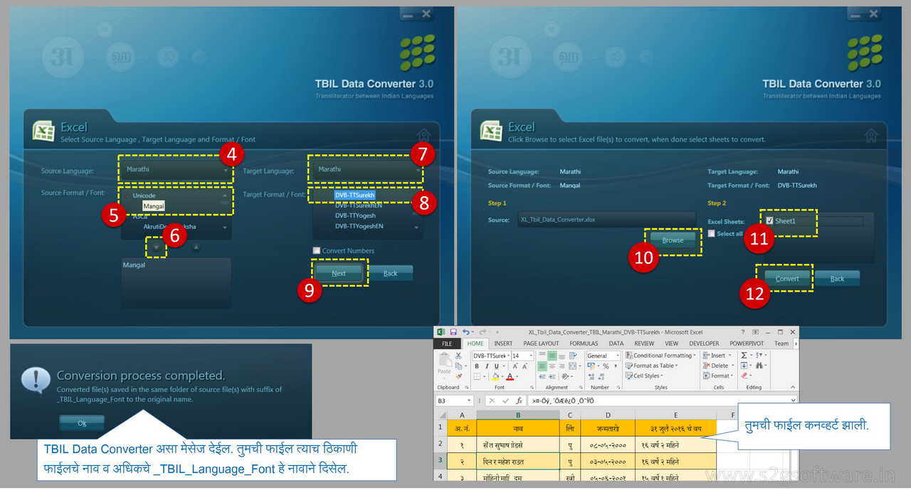 Font Conversion with TBIL | Curiosity World