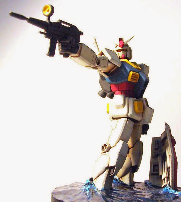 Custom Build: First Grade 1/144 RX-78-2 Gundam with Diorama