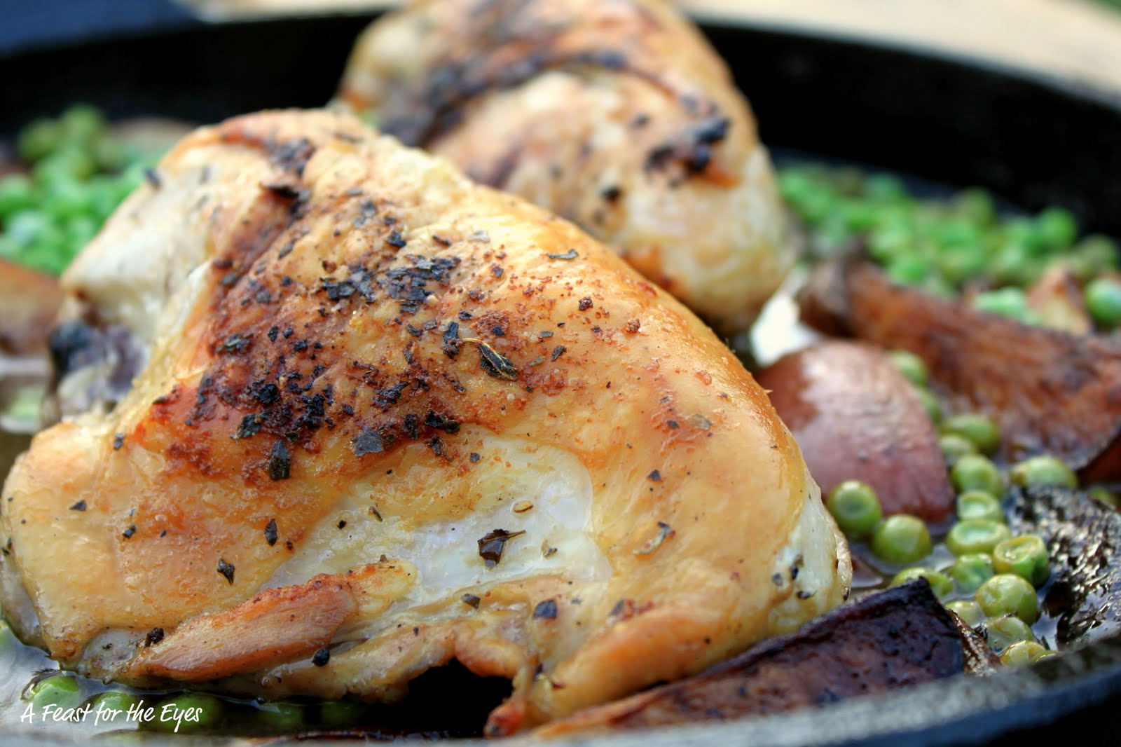 How to make Chicago Chicken Vesuvio - A Feast For The Eyes