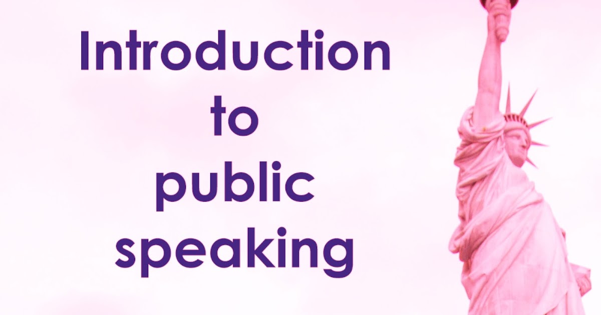 “Introduction to public speaking” I designed and taught