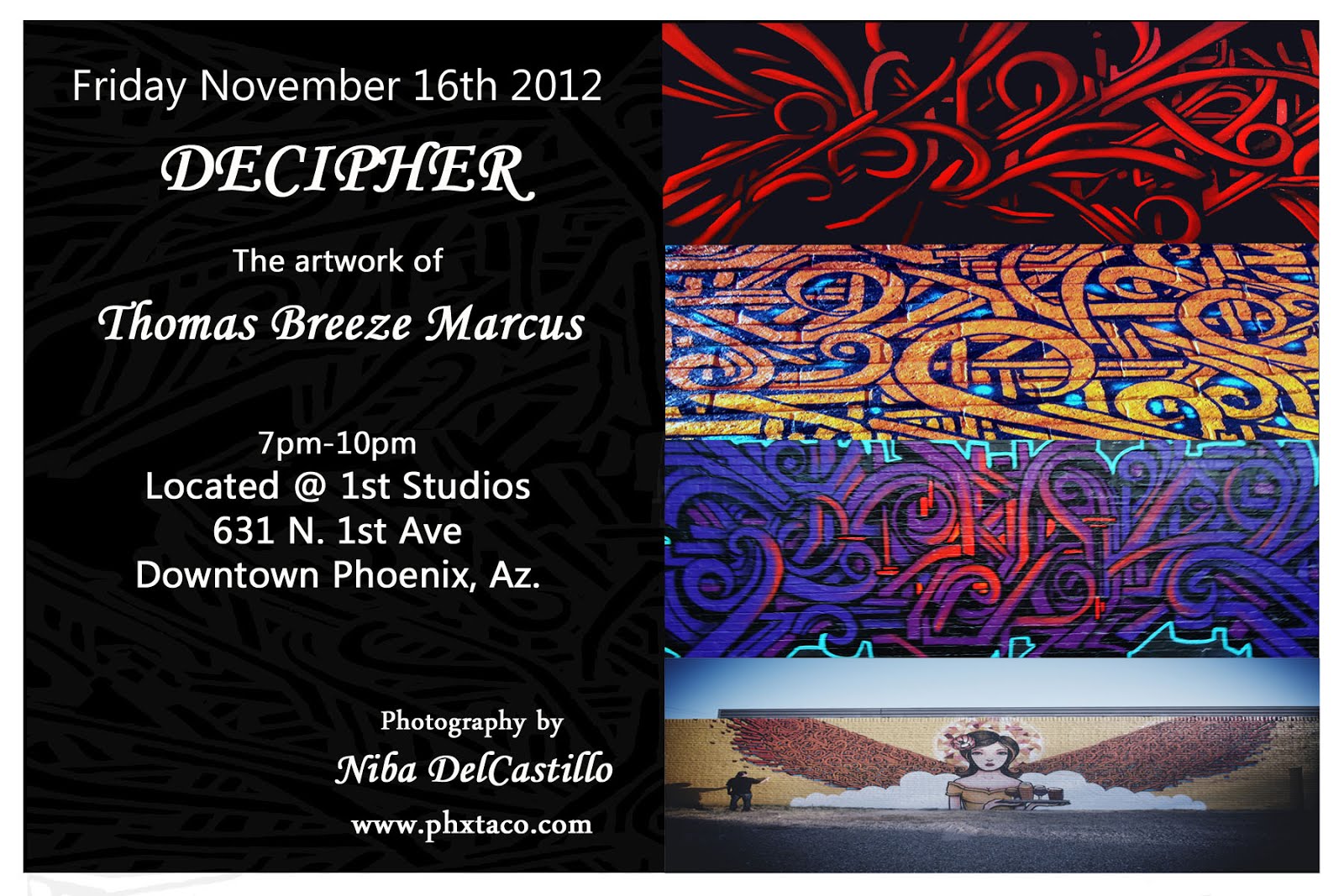 .: Decipher art show
