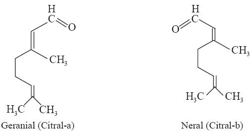 Aliphatic Terpene Aldehydes (Citral, Citronellal