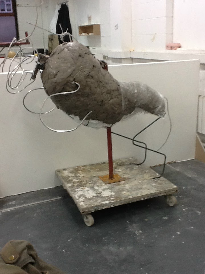 Fabric Pig Snouts: Bull Frog Armature for Sculpting