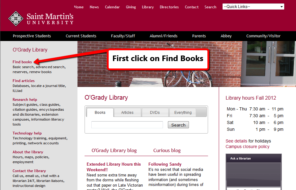 O'Grady Library Blog: Summit request now working with a new feature!