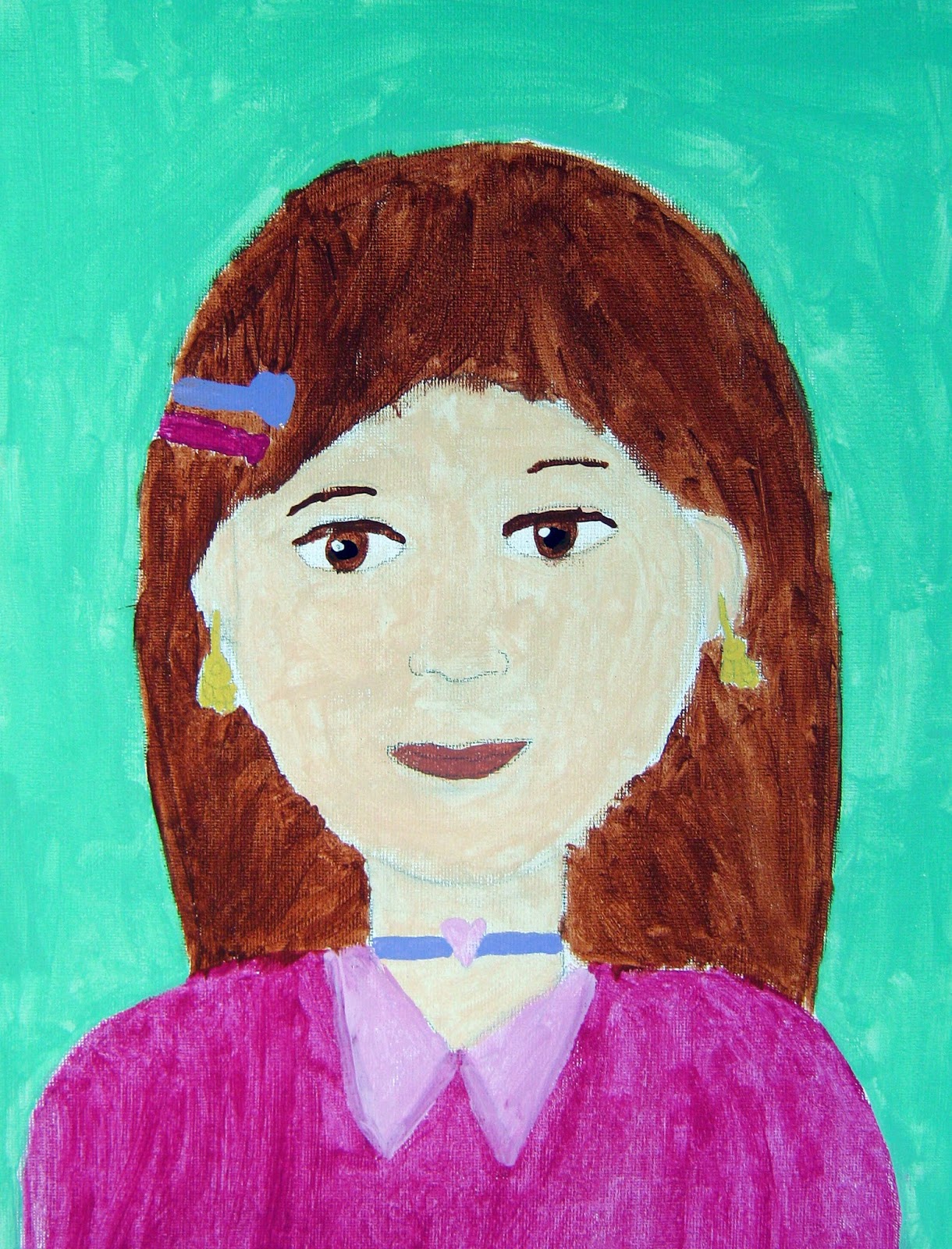 Mrs. Levine's Art Room : THIRD GRADE . . . Painting our portraits
