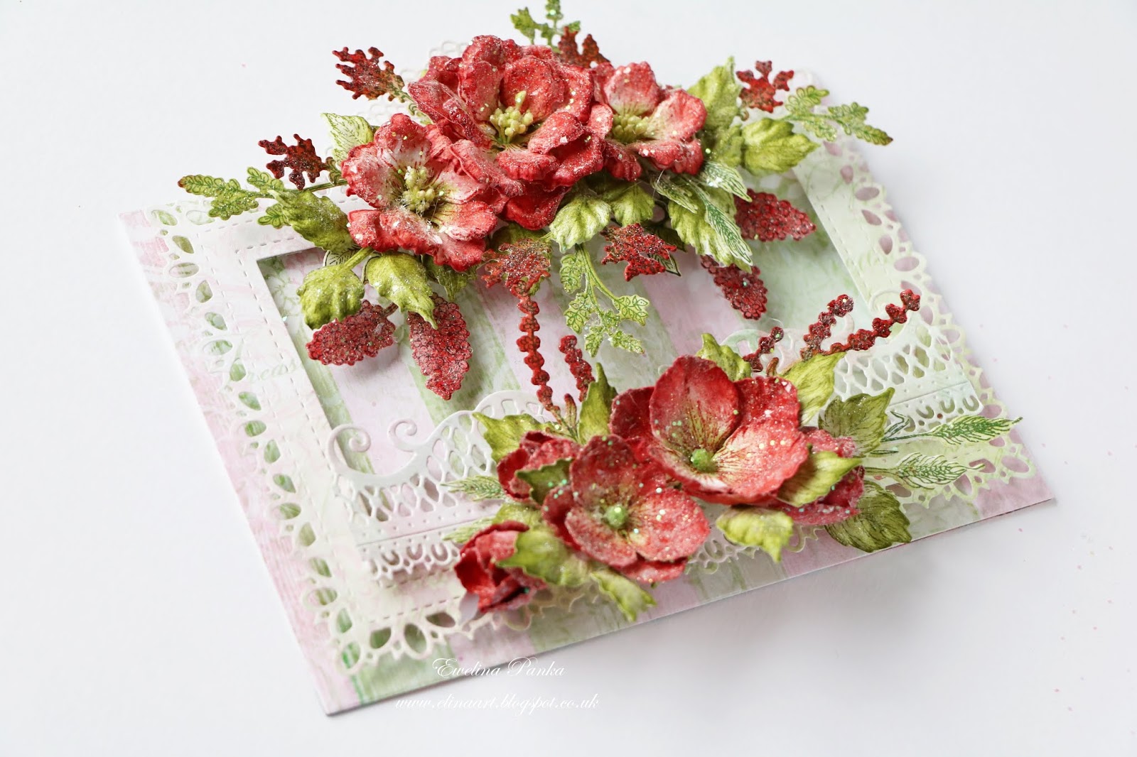 Elina Cardmaking Hobby: Spring Flower Card TUTORIAL- Heartfelt Creations