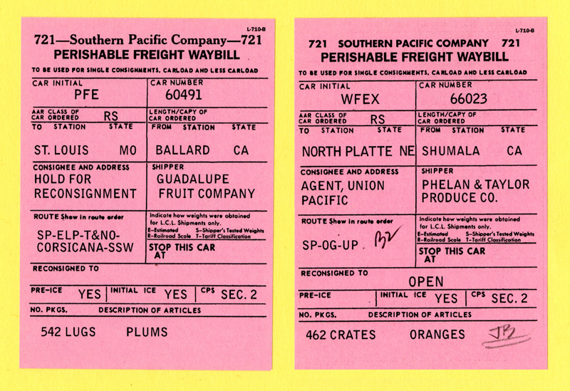 modeling the SP: Waybills, Part 49: diversion and reconsignment