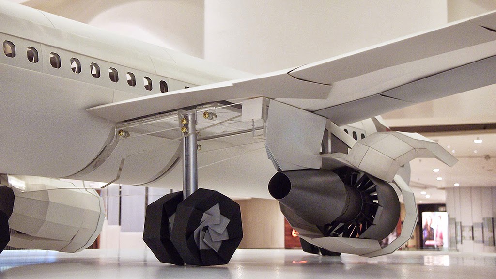 Kade Chan Origami Blog 香港摺紙工作室 (日誌): Airbus A320 papercraft @ PopCorn ...
