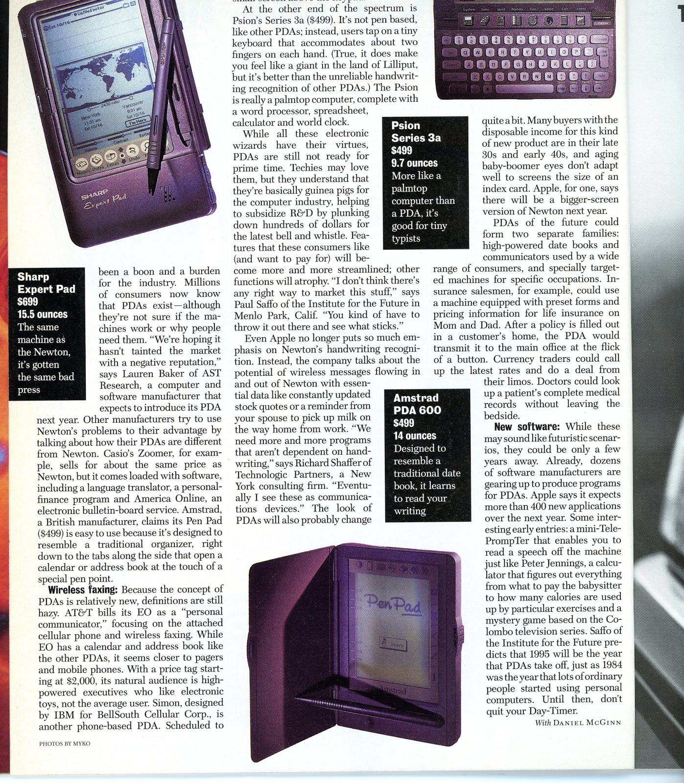 Getting a job?: Take a look at 90's pdas aka future tablets