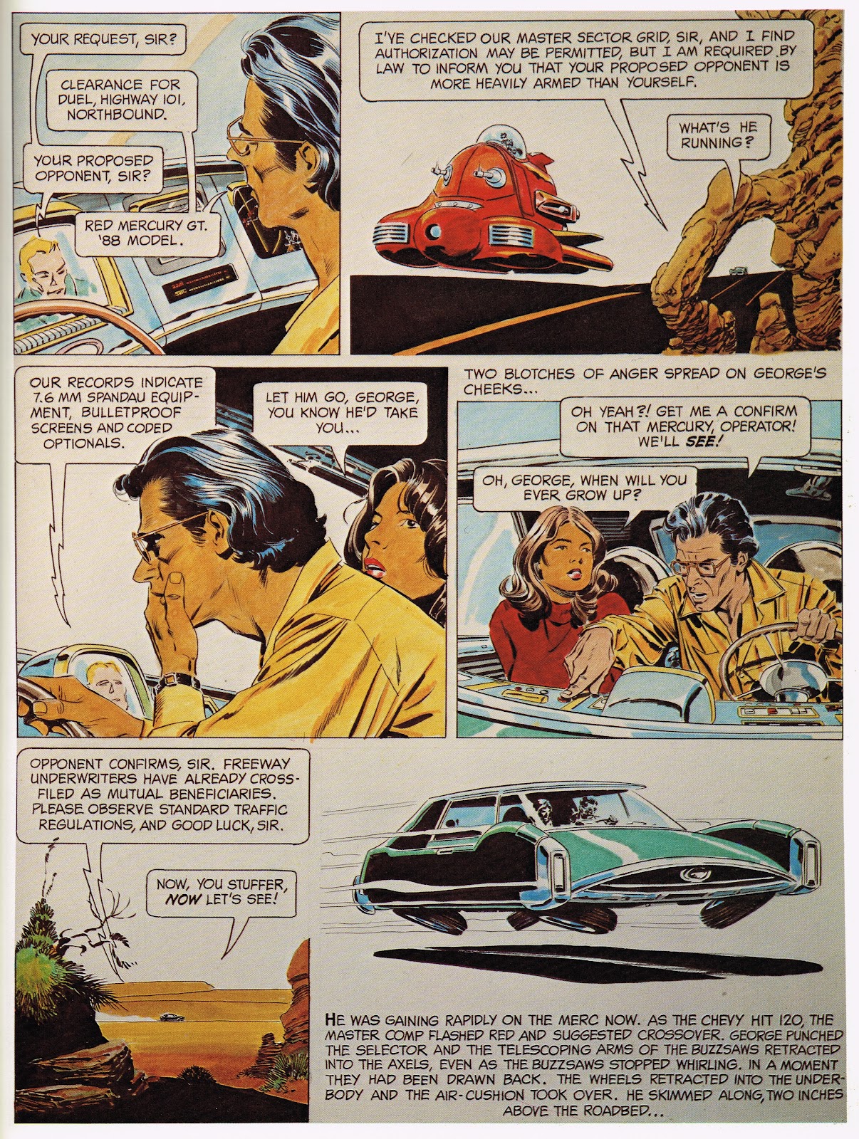 Cap'n's Comics: Road Rage by Al Williamson (fer Mike)