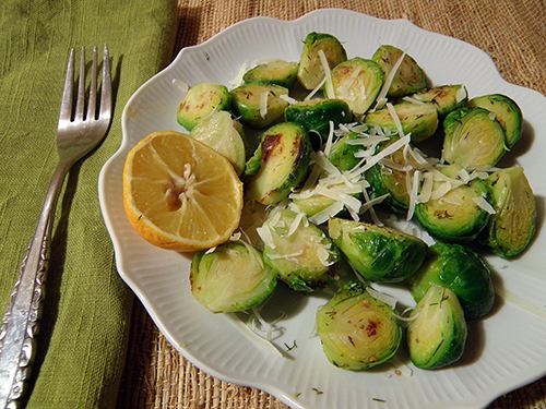 Seasonal Eating: Brussels Sprouts Steamed with Dill