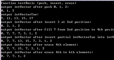 potatoes and carrots no bones: CPP Vector STL: Push, Insert and Erase