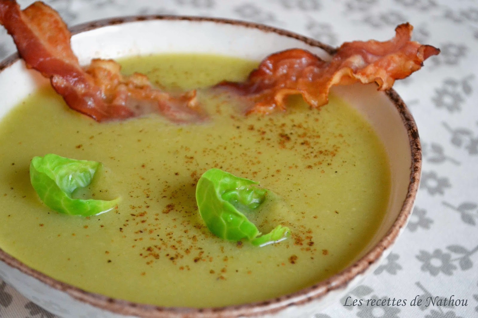 Ma cuisine au fil de mes idées...: Soupe aux choux de Bruxelles à la ...