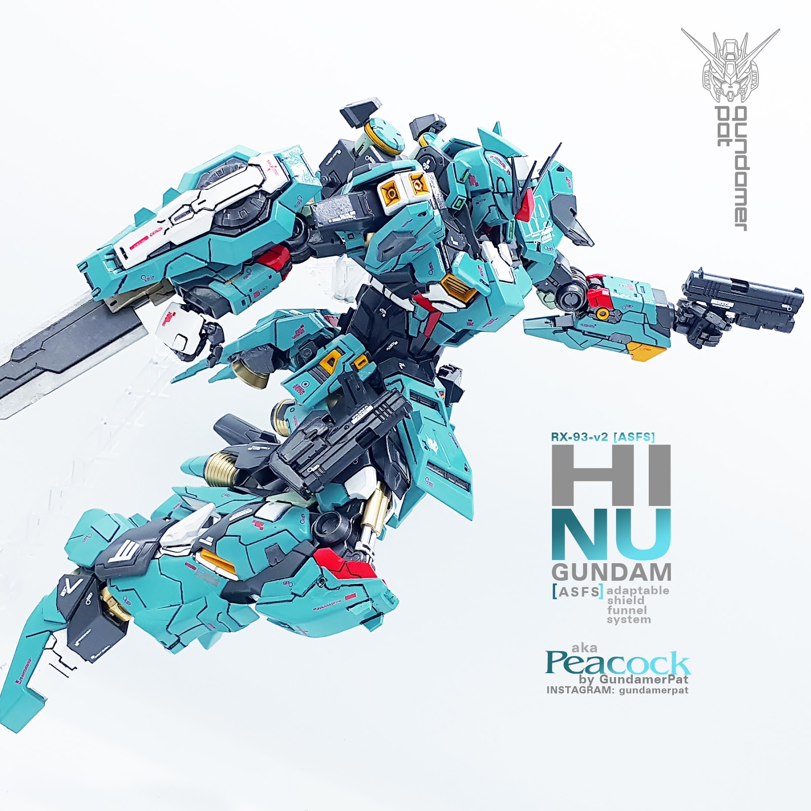 Custom Build: MG 1/100 RX-93-v2 [asfs] - Hi Nu Gundam Adaptable Shield ...