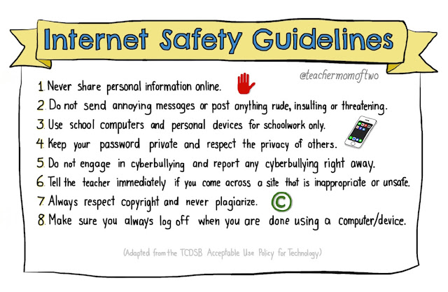 Internet Safety Guidelines in Schools | Toronto Teacher Mom