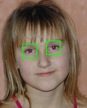 Red Eye Correction from an Image using OpenCV