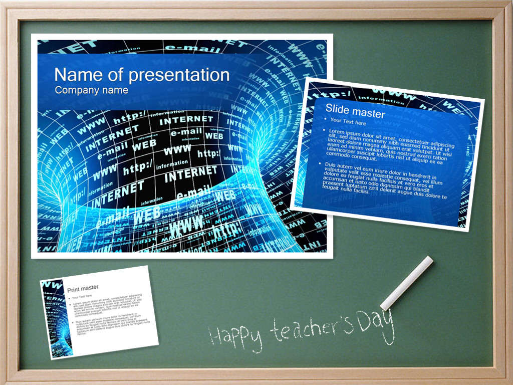 Internet PowerPoint Template 1