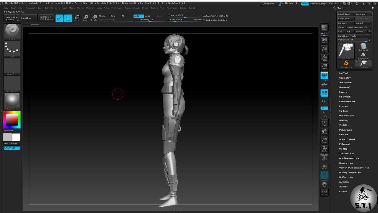[Art] Valkyrie 3D Model ~ Project Einherjar