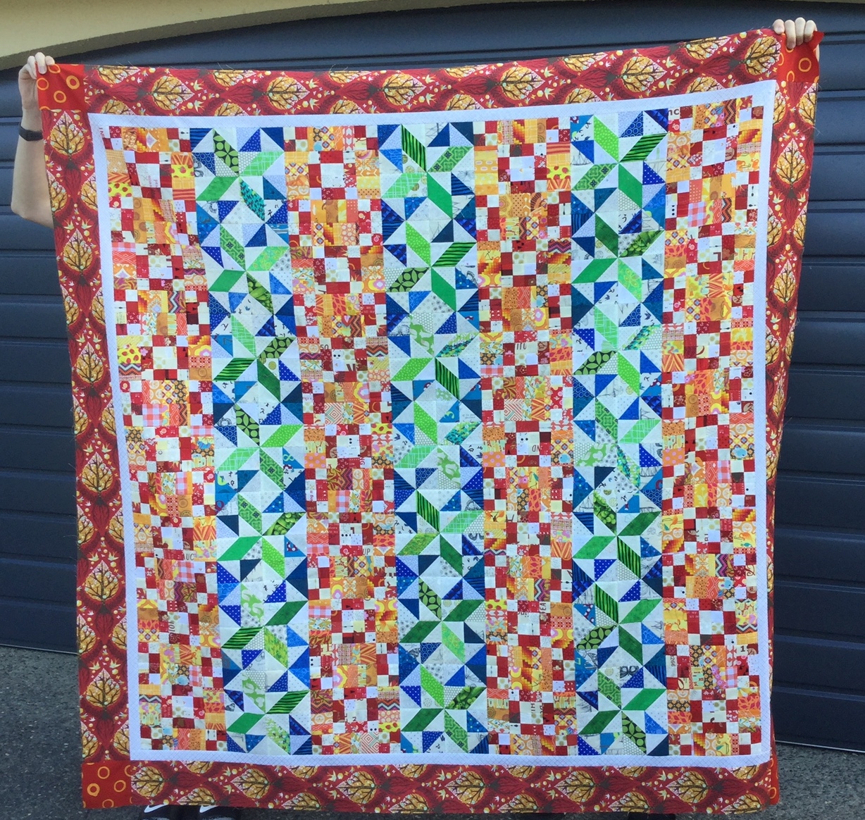 Wendy's Quilts and More: Good Fortune - completed flimsy