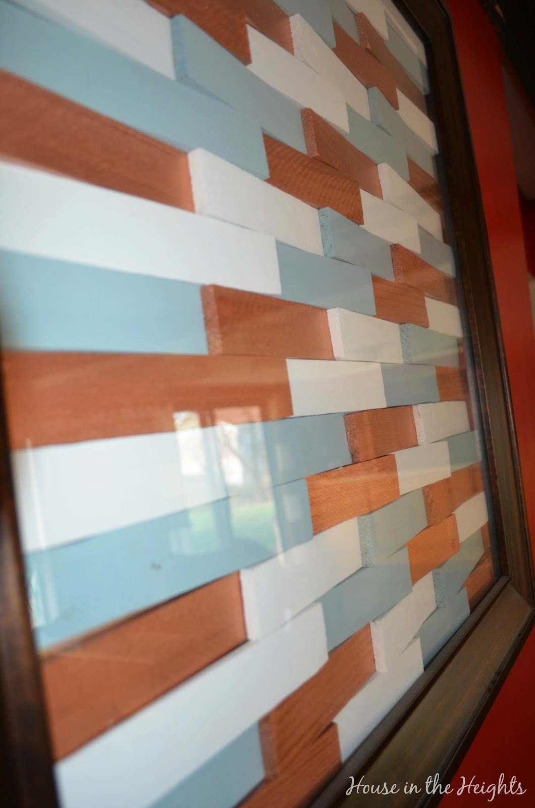 House in the Heights: Wood Shim Art