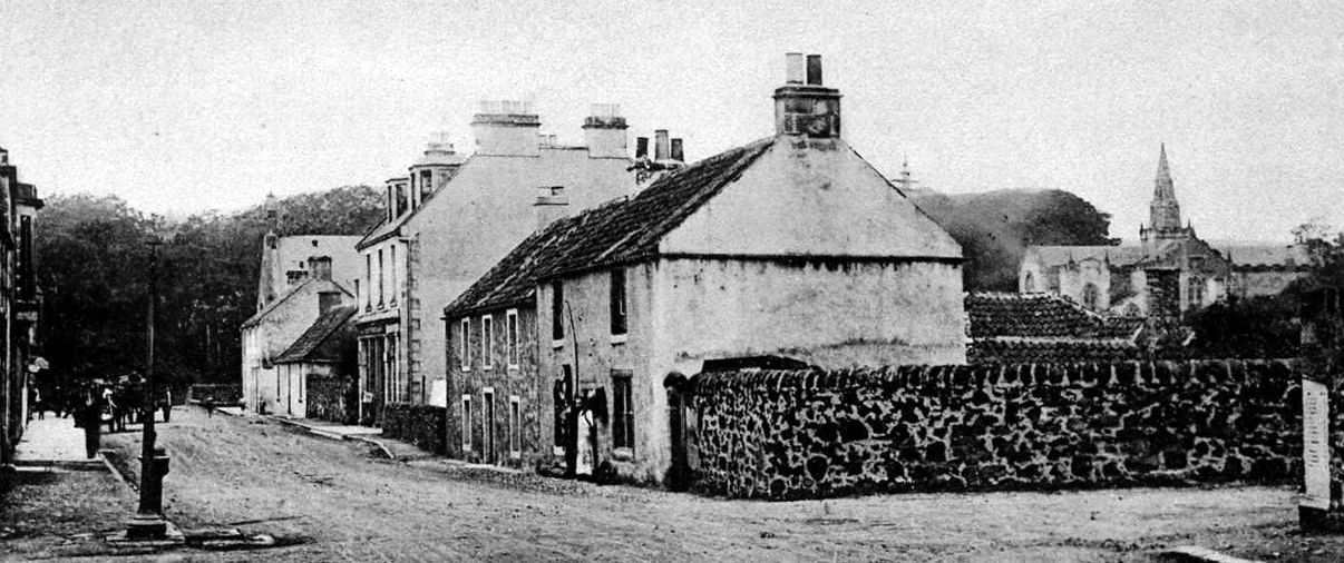 Tour Scotland: Old Photograph Upper Largo East Neuk Of Fife Scotland