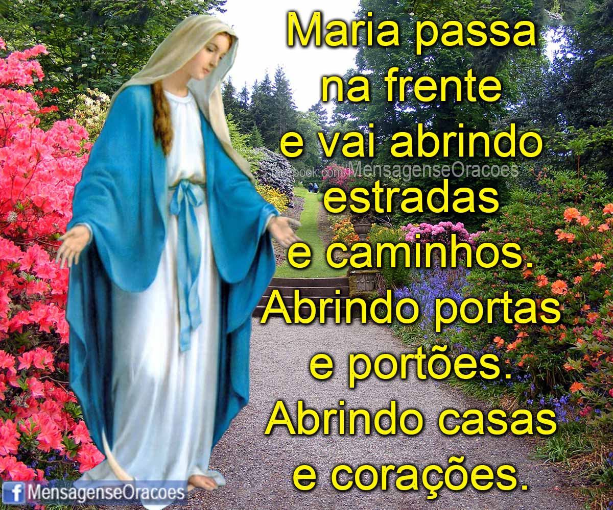 Oração Maria passa na frente | Mensagens Bíblicas e Orações Católicas
