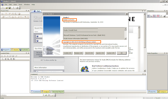 MineSight Vulcan Gemcom Datamine and others- planning and design