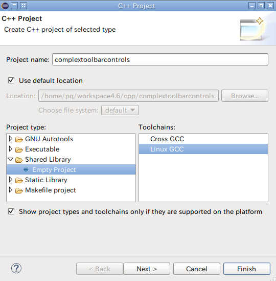 linuxBean14.04(164)LibreOfficeのC++の拡張機能の例をEclipseでデバッガにかける-p--q