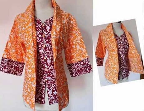 20+ Contoh Model Blazer Batik Wanita Desain Terbaru 2023