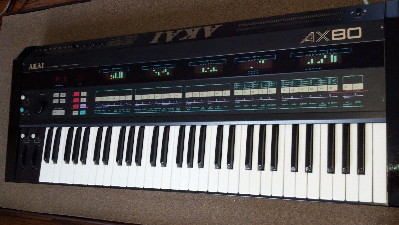 MATRIXSYNTH: Akai AX80 Analog Synthesizer with Original Box