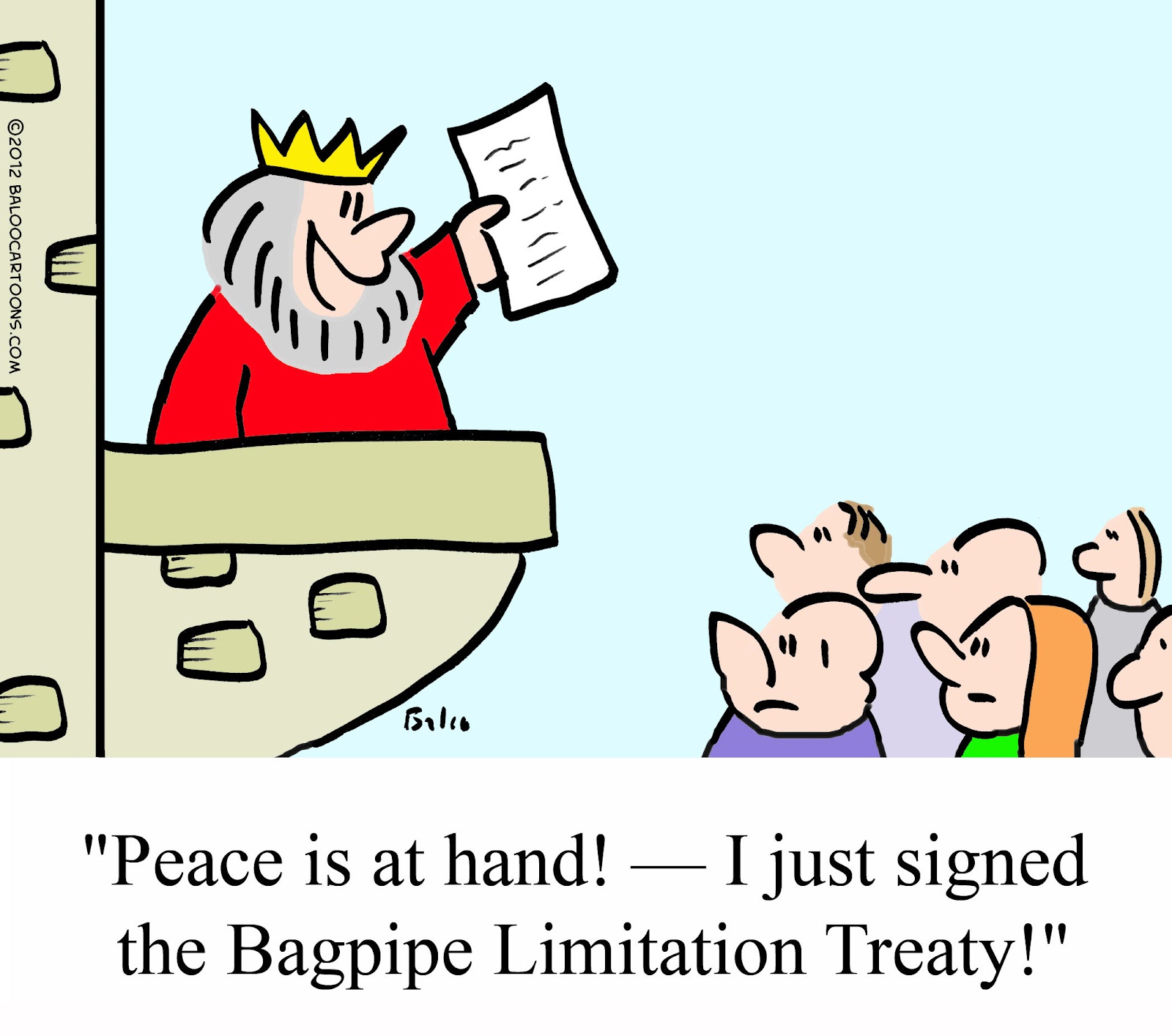 BALOO'S CARTOON BLOG: Treaty cartoon