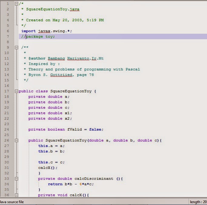 Official Mas Jun: Kodingan Java Rumus ABC