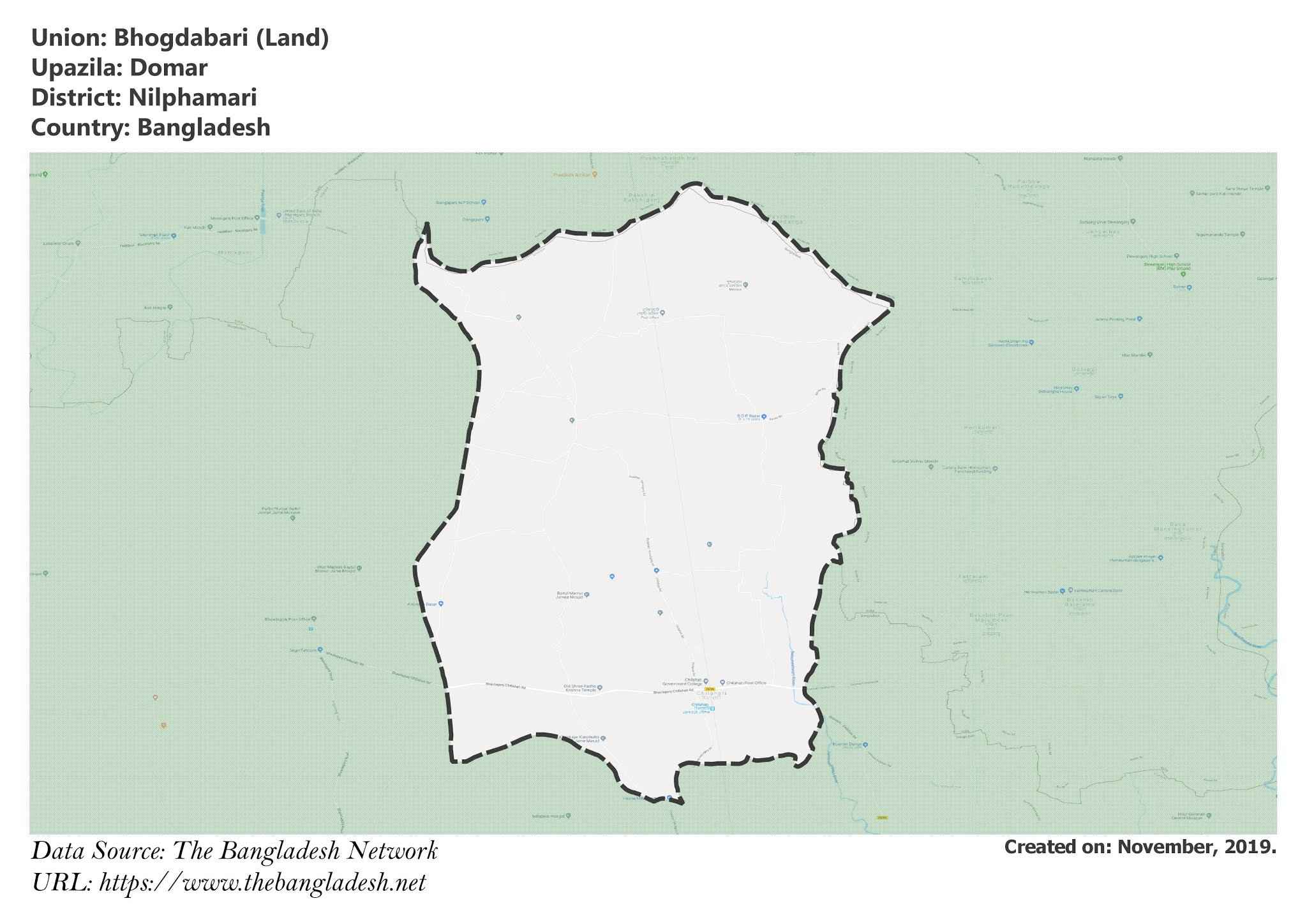 Bhogdabari Union, Nilphamari