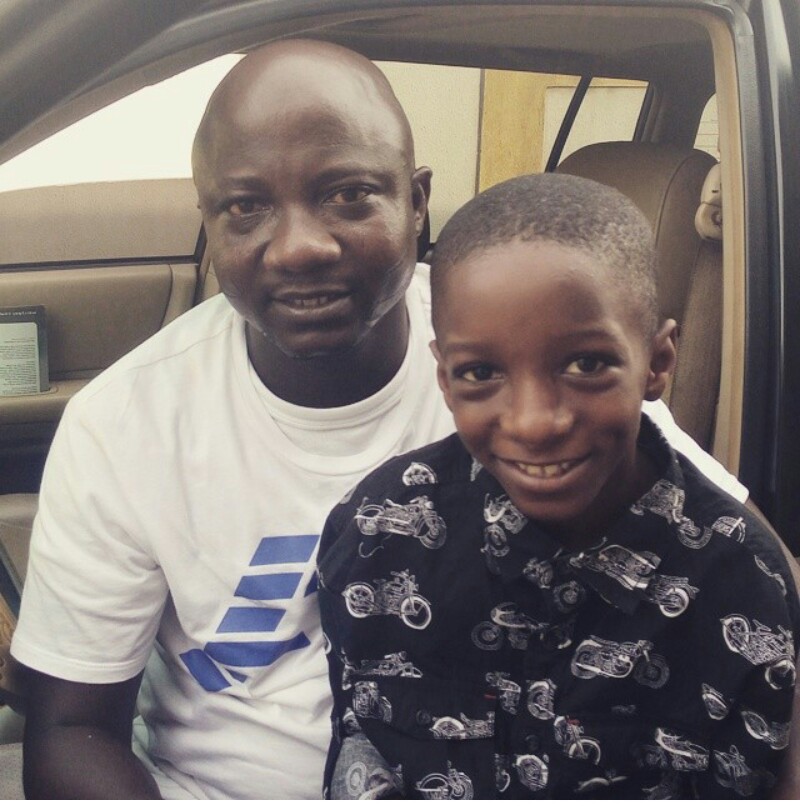 Comic Actor Sanyeri and his cute son