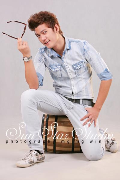 M y a n m a r H u n k s: Kaung Khant Kyaw by Photo Mg Mg Win Ko (Sun Star Studio),