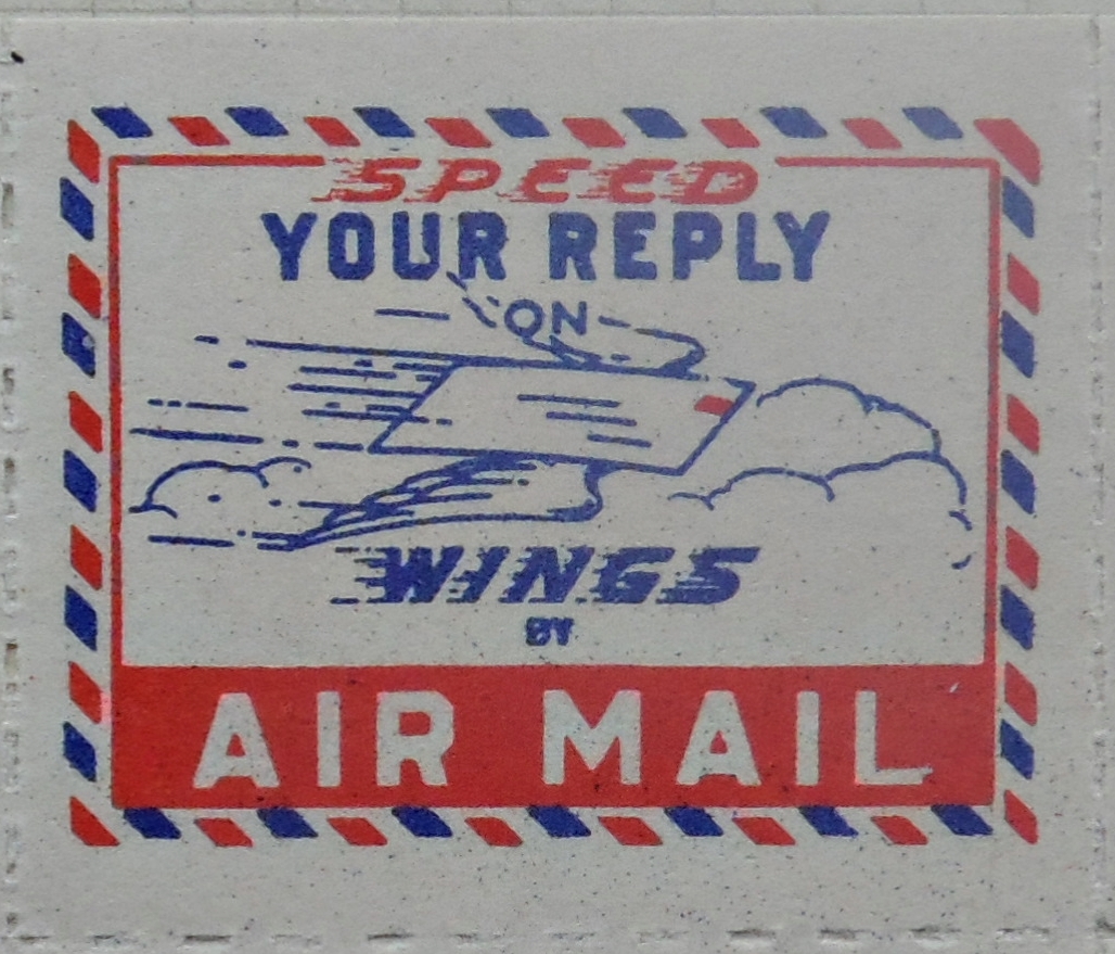 International Airmail And Priority Mail Labels: Canada: Airmail labels 2