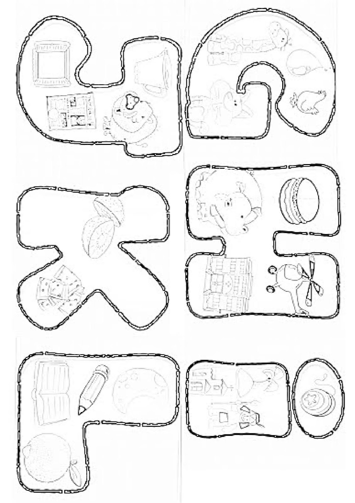 ABC - Letras do alfabeto para imprimir: 60 moldes do alfabeto lindos ...