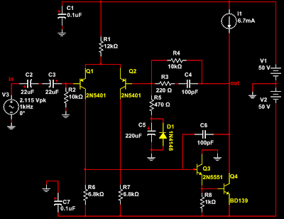 audio electronics: Power Amplifier Differential Input Stage Testing