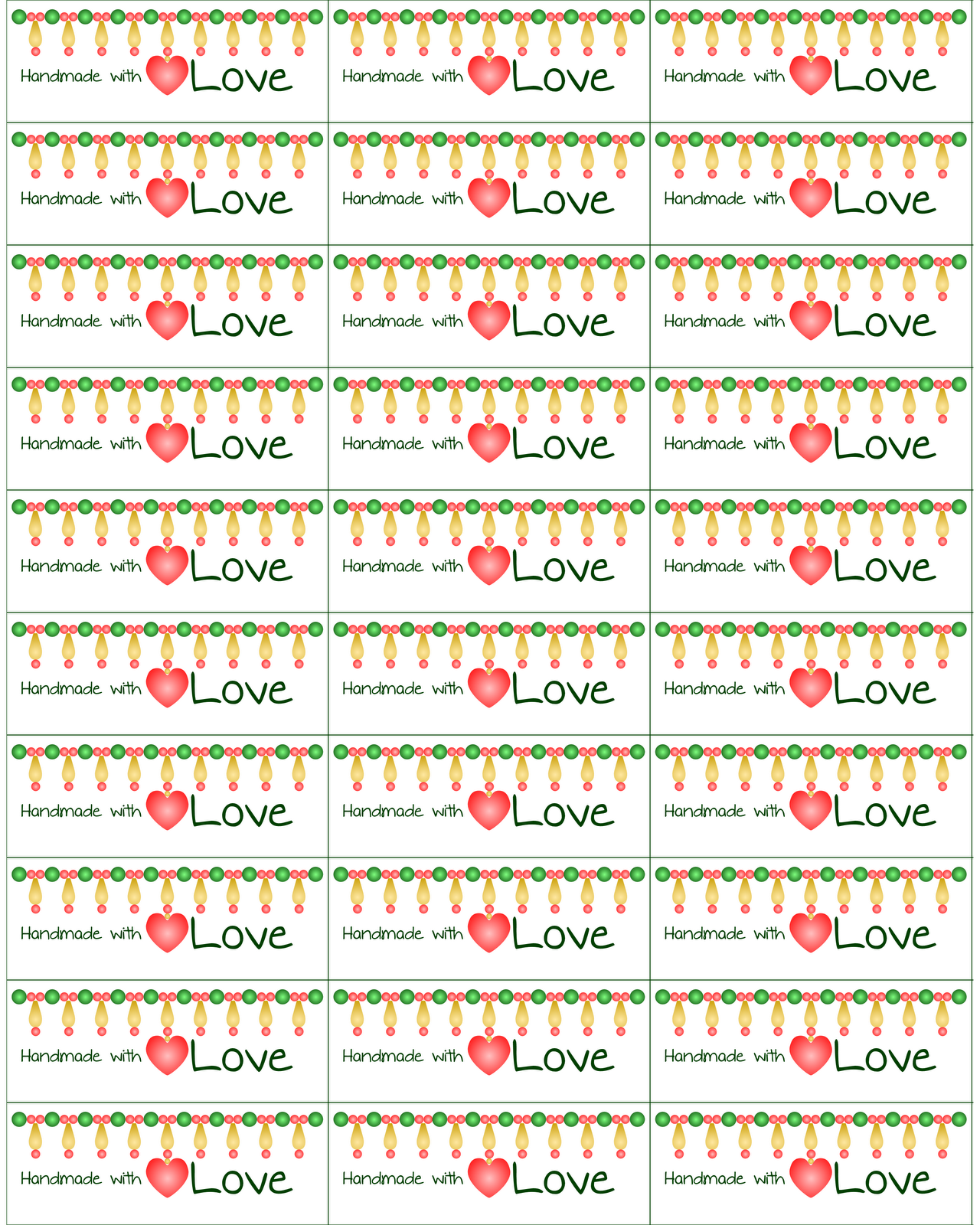 Don't Eat the Paste: Made With Love Tags