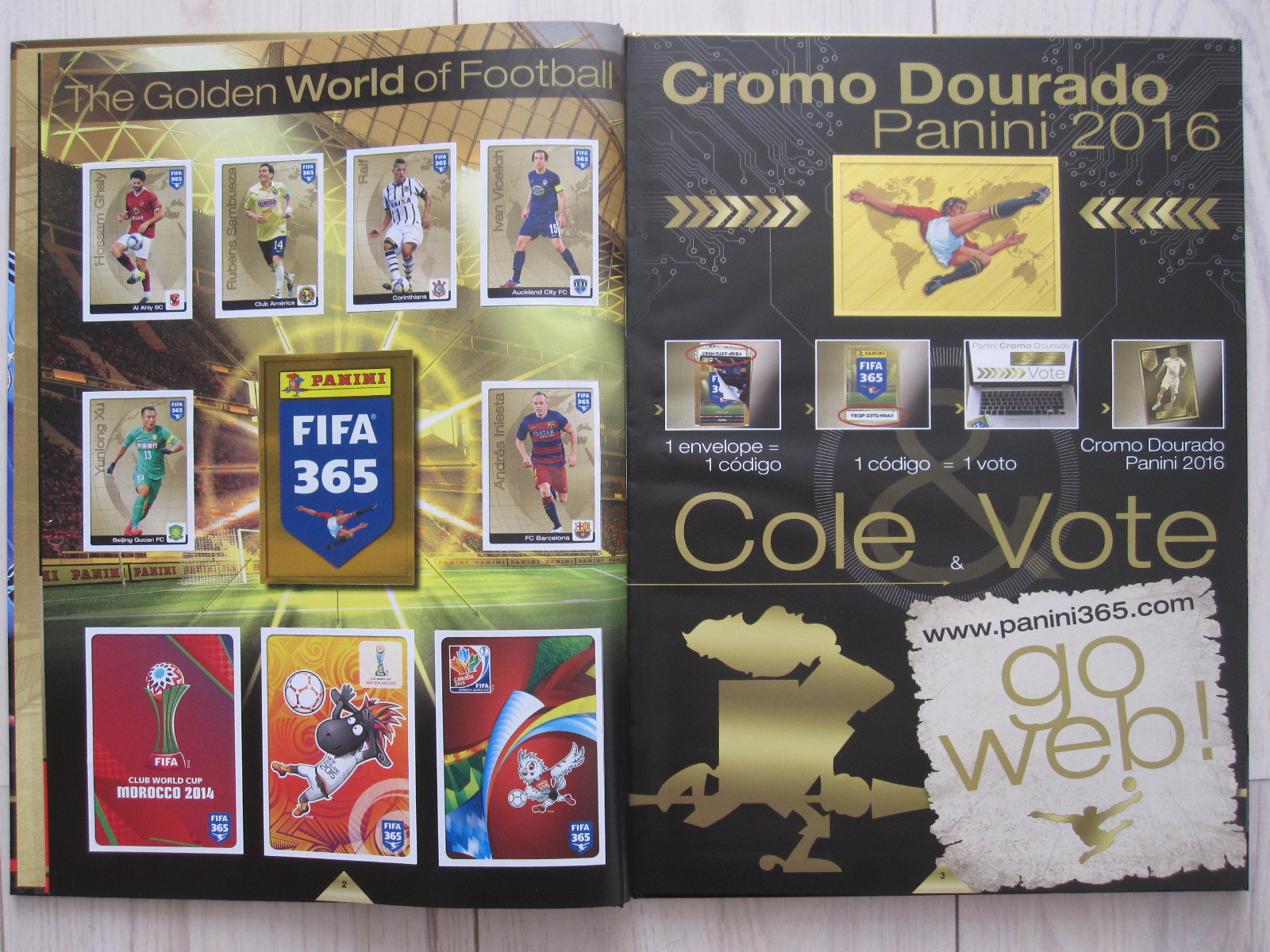 Only Good Stickers: Panini Fifa 365 2015/2016 - Hardcover Album