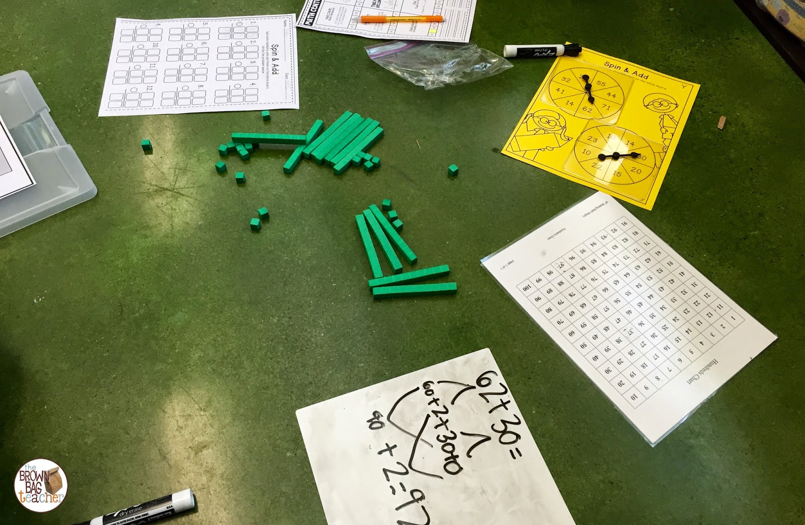 Guided Math and Math Centers: Spring in 1st Grade - The Brown Bag Teacher