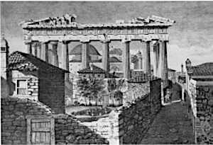 Explosion du Parthénon le 26 septembre 1687