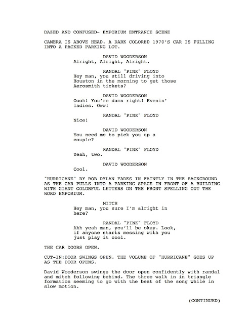 My Thoughts: Blog #3- Dazed and Confused- Emporium entrance scene