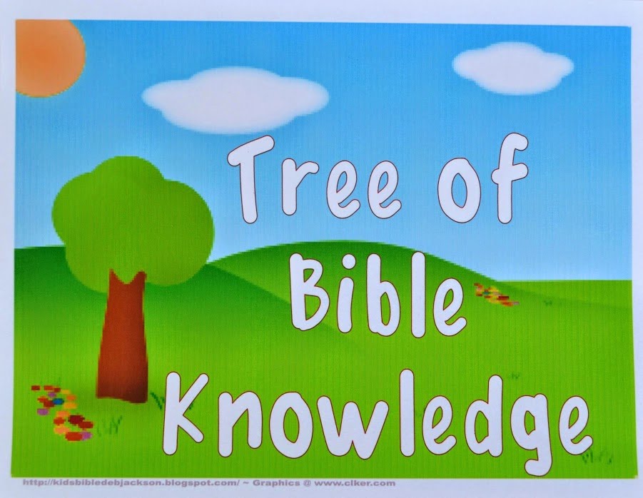 Tree of Bible Knowledge Wall Visual | Bible Fun For Kids