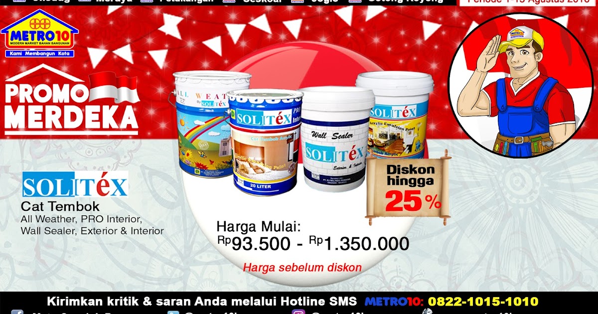 19+ Ide Cat Tembok Solitex