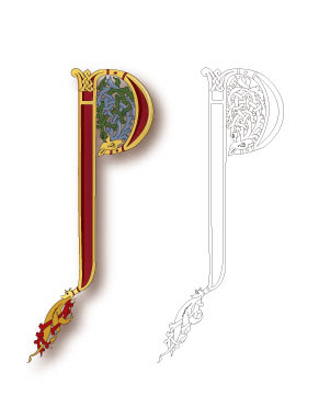 Pablo Julian Art: Letra capitular vectorizada